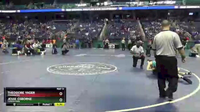 3 lbs Cons. Round 2 - Theodore Yager, Swansboro vs Jesse Osborne ...