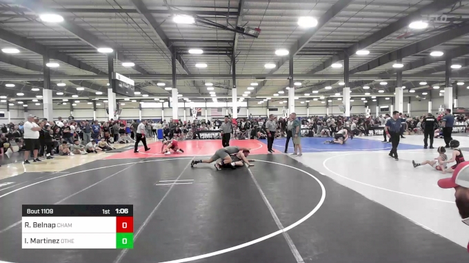 184 lbs Rr Rnd 1 - Russell Belnap, Champions United WC vs Isaac ...