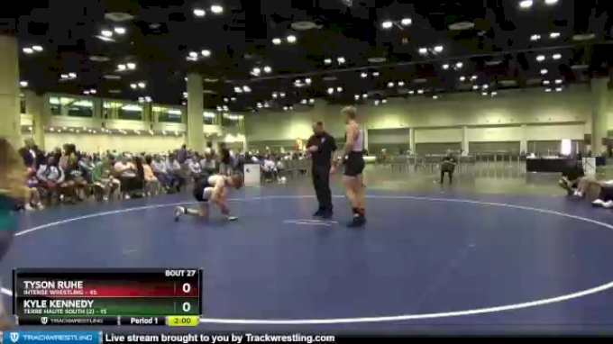 195 lbs Placement (16 Team) - Kyle Kennedy, Terre Haute South (2) vs ...
