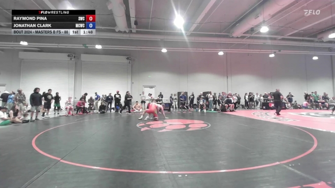 Masters B FS - 88 lbs Champ. Round 1 - Raymond Pina, Sunnyside ...