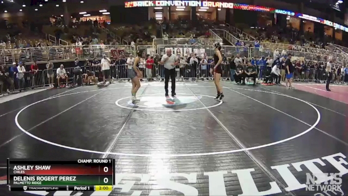 125 lbs Champ. Round 1 - Ashley Shaw, Chiles vs Delenis Rogert Perez ...