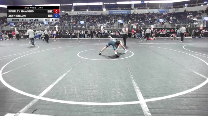 120 lbs Quarterfinal - Bentley Hawkins, Hawkins House vs Zeyn Dillon ...