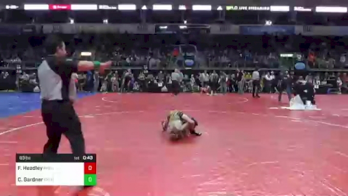 63 lbs Consi Of 8 #2 - Fletcher Headley, Phenom Wrestling vs Chance ...