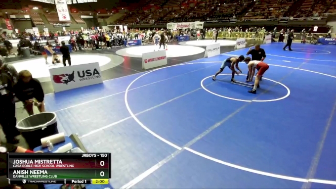 150 lbs Champ. Round 2 - Joshua Mistretta, Casa Roble High School ...