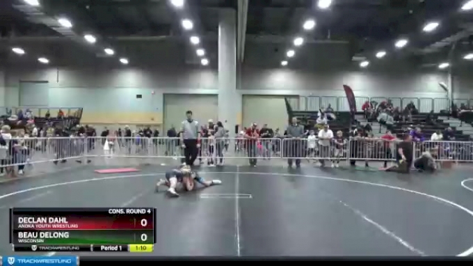 84 lbs Cons. Round 4 - Beau DeLong, Wisconsin vs Declan Dahl, Anoka ...