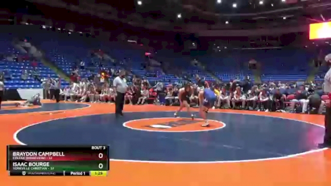 120 lbs Quarterfinals (8 Team) - Braydon Campbell, Colfax (Ridgeview ...