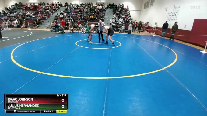 215 lbs Champ. Round 1 - Isaac Johnson, Sheridan vs Julius Hernandez ...