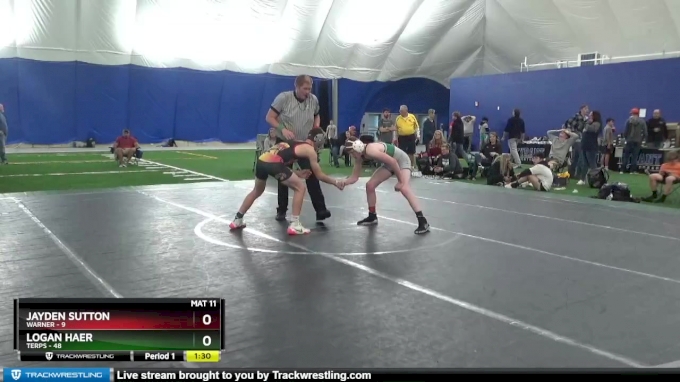 120 lbs Round 5 (10 Team) - Logan Haer, Terps vs Jayden Sutton, Warner