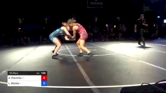 152 lbs 7th Place - Adriana Palumbo, New York vs Lexi Ritchie, Illinois