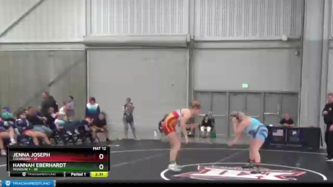 164 lbs Round 2 (8 Team) - Jenna Joseph, Colorado vs Hannah Eberhardt ...