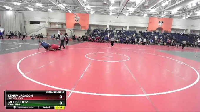 285 lbs Cons. Round 4 - Jacob Holtz, John Carroll vs Kenny Jackson ...