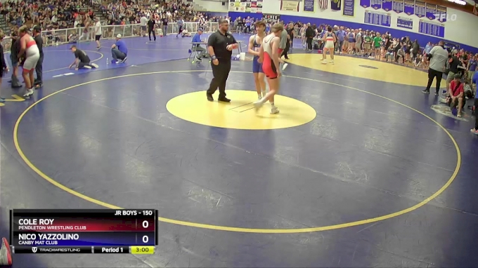 150 lbs Cons. Round 2 - Cole Roy, Pendleton Wrestling Club vs Nico ...
