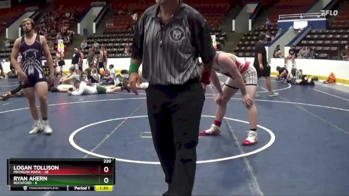 220 lbs Semis & 1st Wrestleback (8 Team) - Ryan Ahern, Rockford vs ...