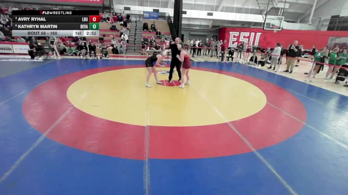 160 lbs Quarterfinal - Avry Ryhal, Lock Haven University vs Kathryn ...
