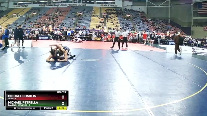 149 lbs Placement (4 Team) - Michael Conklin, TCNJ vs Michael Petrella ...