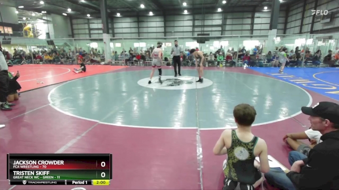 125 lbs Round 2 (6 Team) - Jackson Crowder, FCA WRESTLING vs Tristen ...