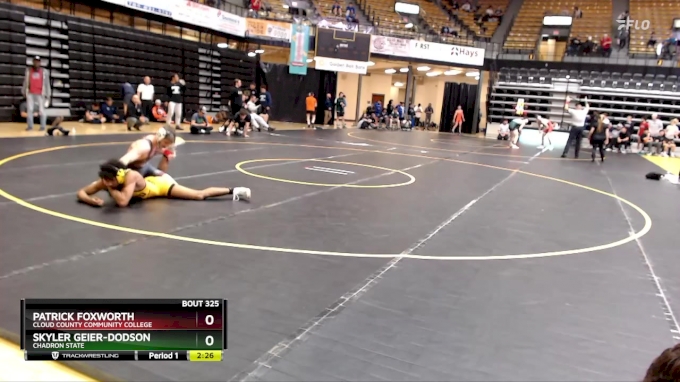 141 lbs Cons. Round 3 - Skyler Geier-Dodson, Chadron State vs Patrick ...