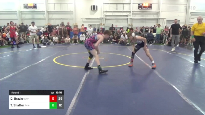 95 lbs Round 1 - David Brazie, Olympia National vs Tavin Shaffer, 84 ...