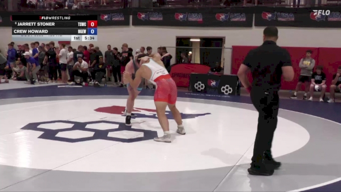 125 kg Semis - Jarrett Stoner, Tiger Style Wrestling Club vs Crew ...
