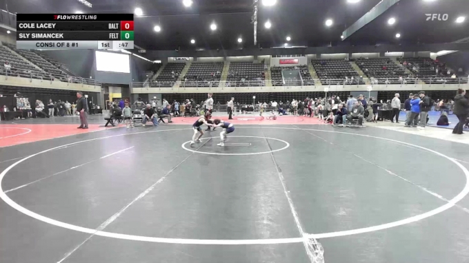 Consi Of 8 #1 - Cole Lacey, Baltimore vs Sly Simancek, Felton