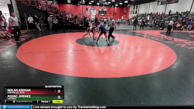 150 lbs Quarterfinal - Nolan Keenan, Chicago (ST. RITA) vs Pedro ...
