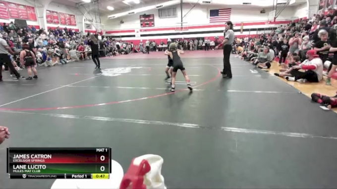 55B Quarterfinal - James Catron, Excelsior Springs vs Lane Lucito ...