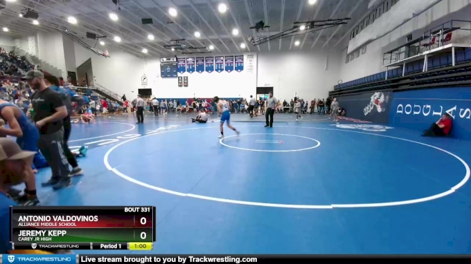 120 lbs Cons. Semi - Jeremy Kepp, Carey Jr High vs Antonio Valdovinos ...