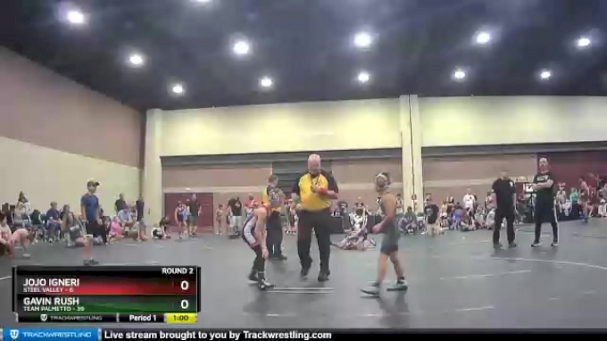 73 lbs Round 2 (4 Team) - Gavin Rush, Team Palmetto vs Jojo Igneri ...