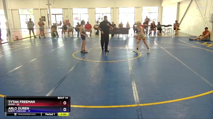 83 lbs Round 5 (6 Team) - Tytan Freeman, Idaho vs Arlo Duren, North Carolina