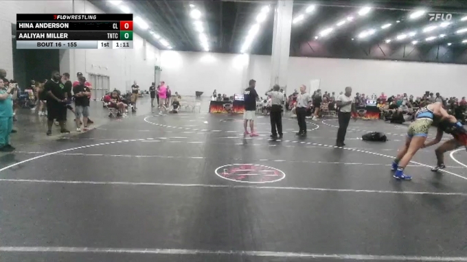 155 lbs Round 1 - Aaliyah Miller, Team Nazar Training Center vs Hina ...