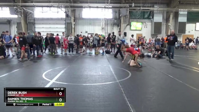 100 lbs Round 6 (8 Team) - Derek Bush, Ranger WC vs Damien Thomas ...