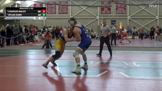 197 lbs Quarterfinal - Dylan Harr, Johnson & Wales (RI) vs Charles ...