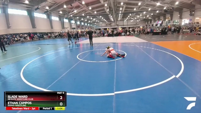 75 lbs Champ. Round 1 - Slade Ward, NB Elite Wrestling Club vs Ethan ...