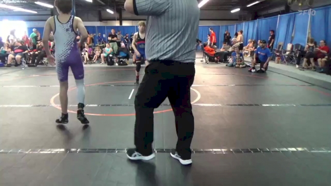 110 lbs Consi Of 4 - Max Woods, Hillbilly Hammers vs Ayden Miller, Baldwin