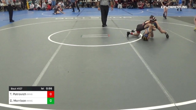 58 lbs 3rd Place - Trevor Patrovich, Barn Brothers vs Dominick Morrison ...