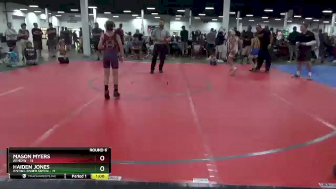 78 lbs Round 6 (10 Team) - Mason Myers, Armory vs Haiden Jones ...