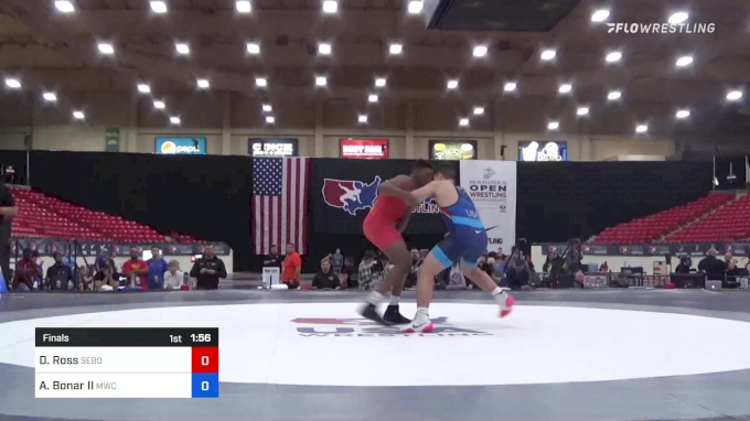 85 kg Final - Dreshaun Ross, Sebolt Wrestling Academy vs Adonis Bonar ...