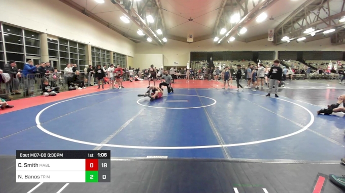 89 lbs Rr Rnd 8 - Chase Smith, Mat Assassins Black vs Nick Banos ...