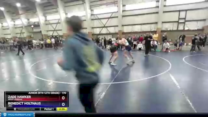 170 lbs 3rd Place Match - Zade Hawker, West Jordan vs Benedict Holthaus ...