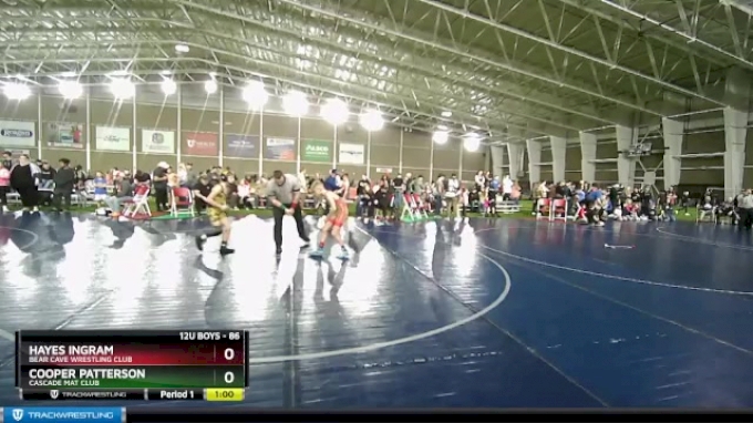 86 lbs Cons. Semi - Hayes Ingram, Bear Cave Wrestling Club vs Cooper ...