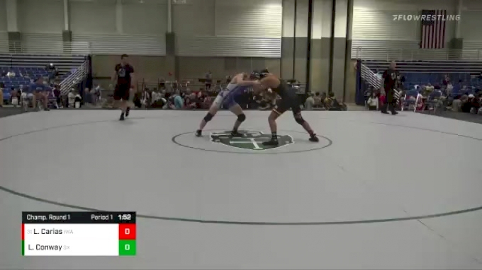 163 lbs Champ. Round 1 - Leonel Carias, Invicta Wrestling Academy vs ...