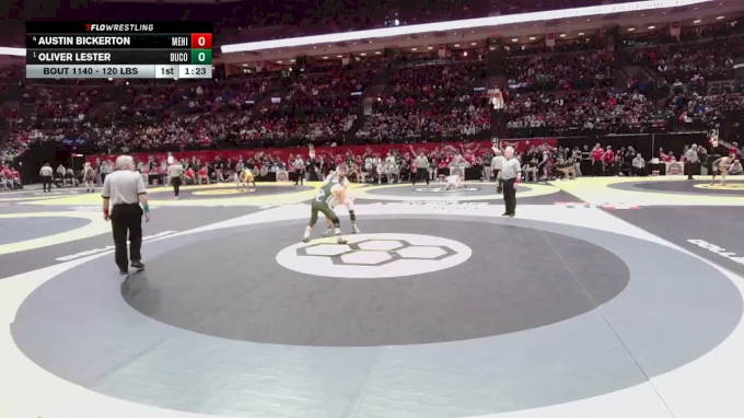120 lbs Semis - Oliver Lester, Dub. Coffman vs Austin Bickerton, Med ...