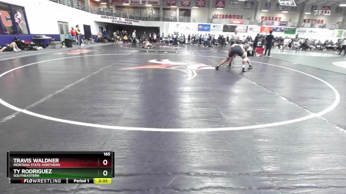 165 lbs Champ. Round 1 - Travis Waldner, Montana State-Northern vs Ty ...