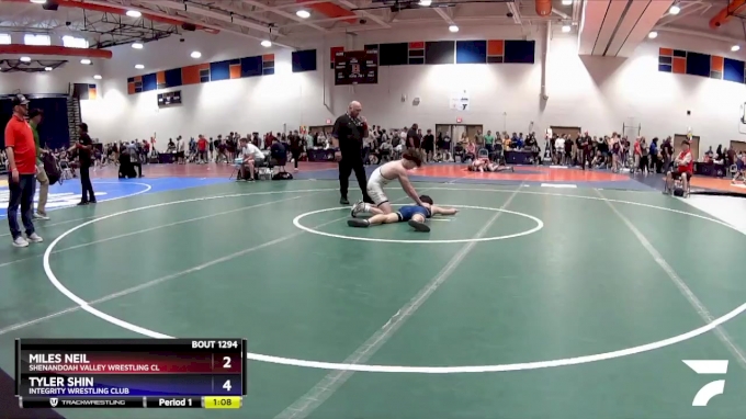 113 lbs Cons. Round 3 - Miles Neil, Shenandoah Valley Wrestling Cl vs ...
