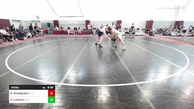 285 lbs Consi Of 8 #2 - Kaleb Snodgrass, Tennessee-Chattanooga vs Zane ...