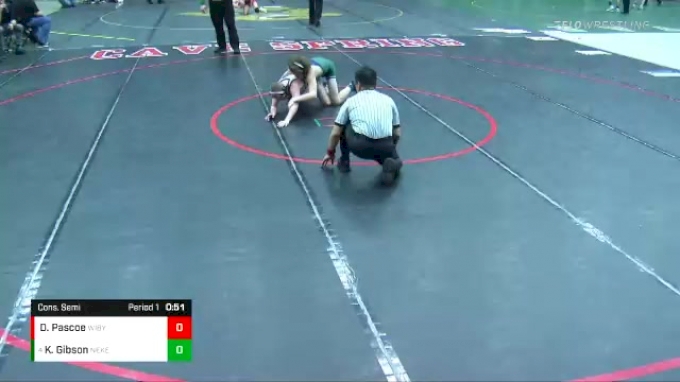 3 - 120 lbs Cons. Semi - Kyle Gibson, New Kent vs Dominic Pascoe ...