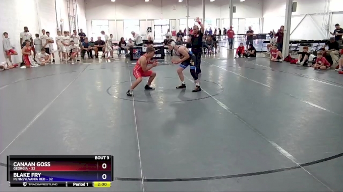165 lbs Quarterfinals (8 Team) - Canaan Goss, Georgia vs Blake Fry ...