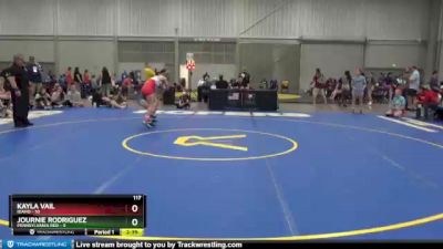 117 lbs Round 2 (6 Team) - Kayla Vail, Idaho vs Journie Rodriguez ...