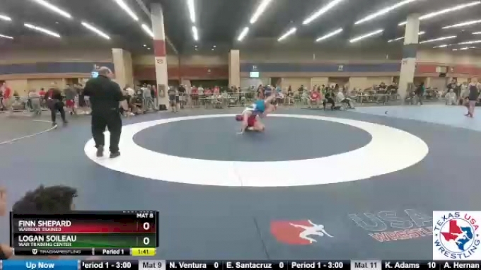 152 lbs Champ. Round 1 - Finn Shepard, Warrior Trained vs Logan Soileau ...