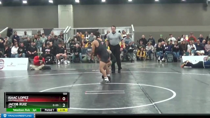 133 lbs Semis & 3rd Wb (16 Team) - Isaac Lopez, Southeastern vs Jacob ...